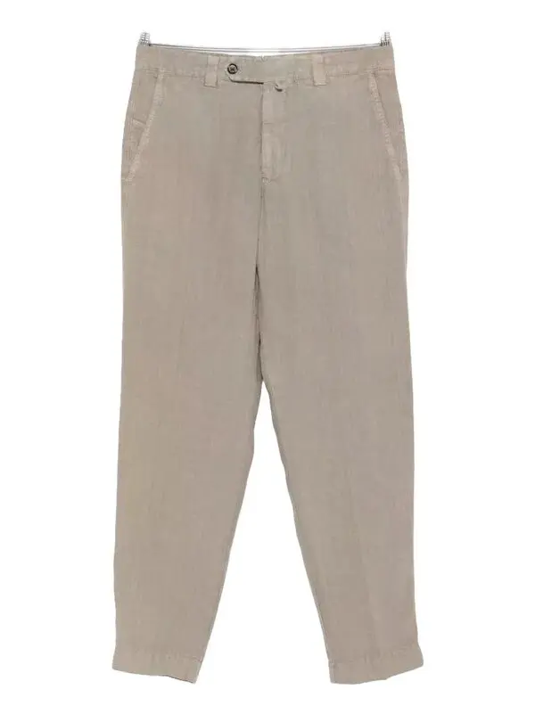 BERWICH Linen Trousers - Brown