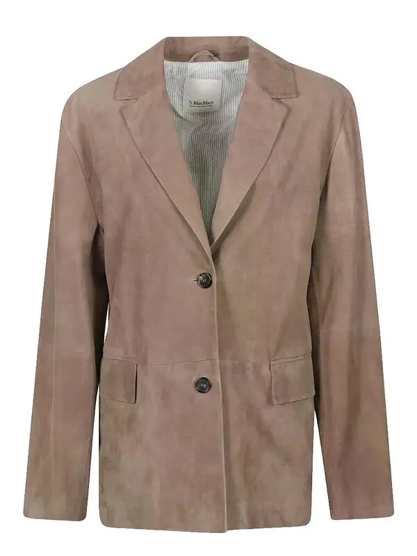 Max Mara Suede Blazer - Neutrals