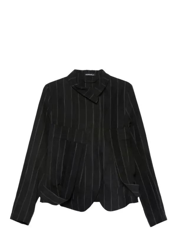 RUNDHOLZ Striped Jacket - Black
