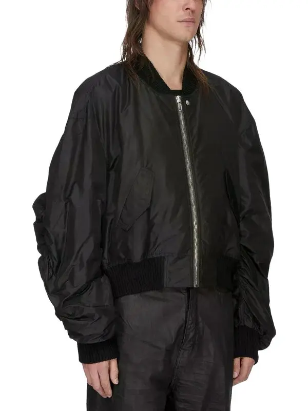 Rick Owens Secchia Flight Bomber Jacket - Black