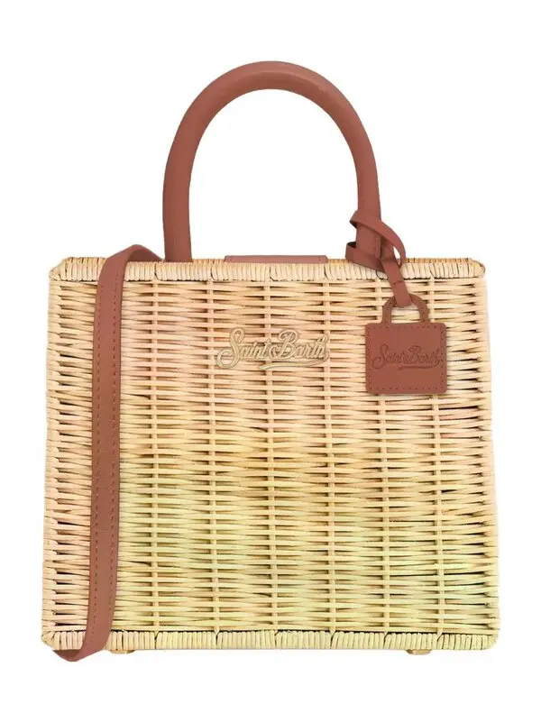 MC2 SAINT BARTH Woven Tote Bag - Neutrals