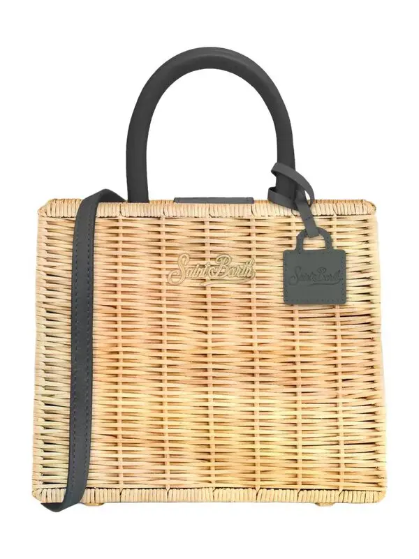 MC2 SAINT BARTH Straw Tote Bag - Neutrals
