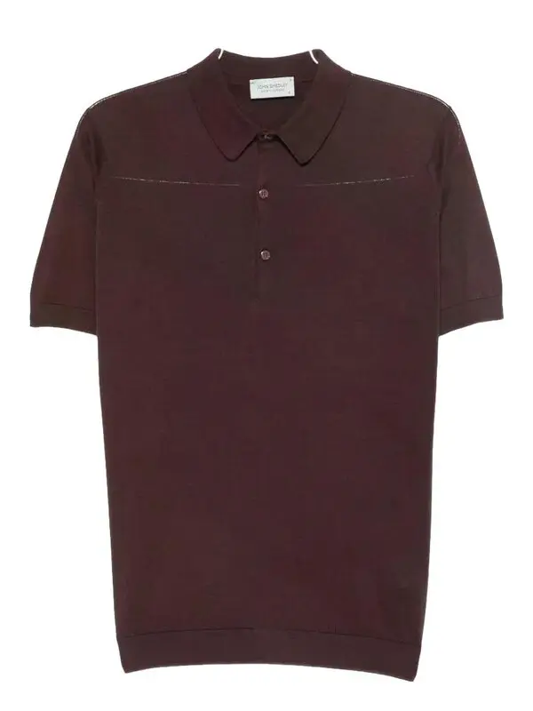 John Smedley Adrian Polo Shirt - Purple