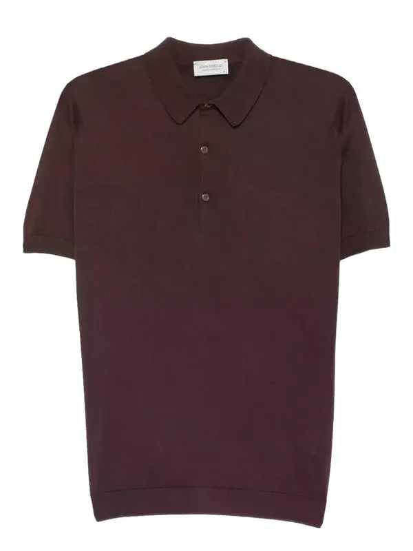 John Smedley Adrian Polo Shirt - Purple