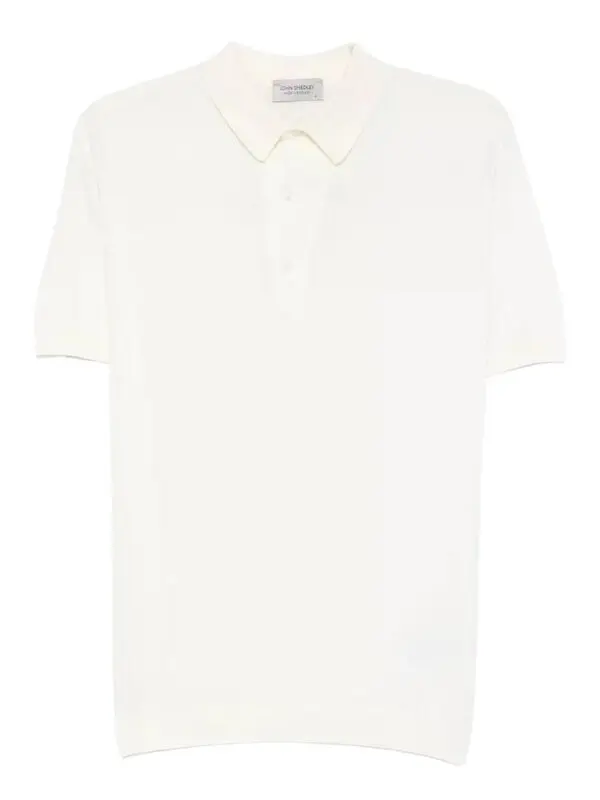 John Smedley Adrian Short-sleeves Polo Shirt - Neutrals