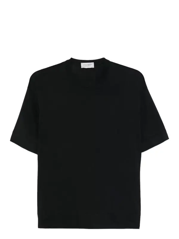 John Smedley Danby Fine-knit T-shirt - Black