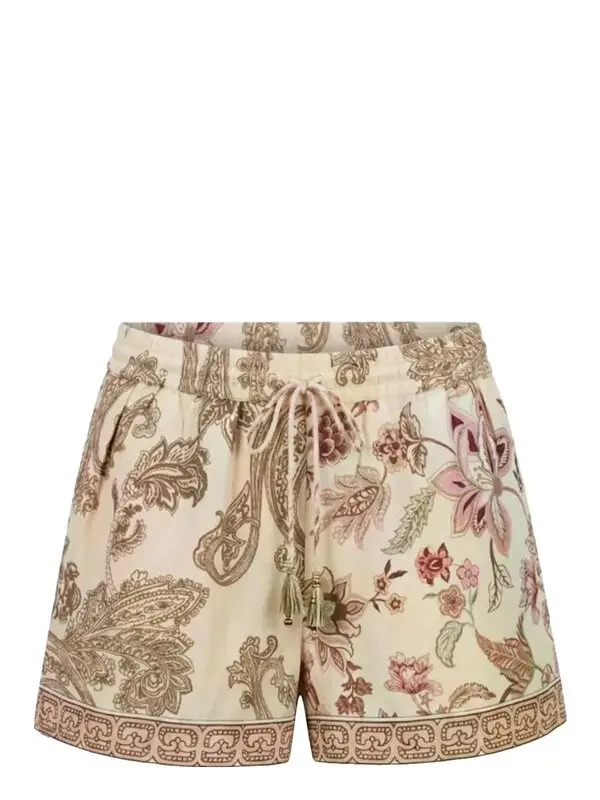 Hemant & Nandita Dani Paisley-print Shorts - Neutrals