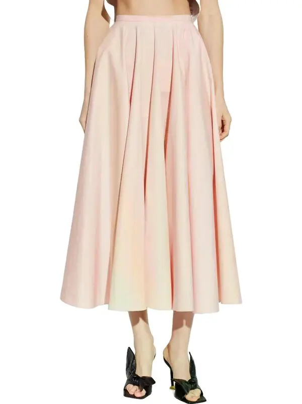 Givenchy Pleated Drawstring Skirt - Pink
