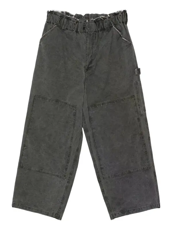 CAMIEL FORTGENS Panelled Trousers - Grey