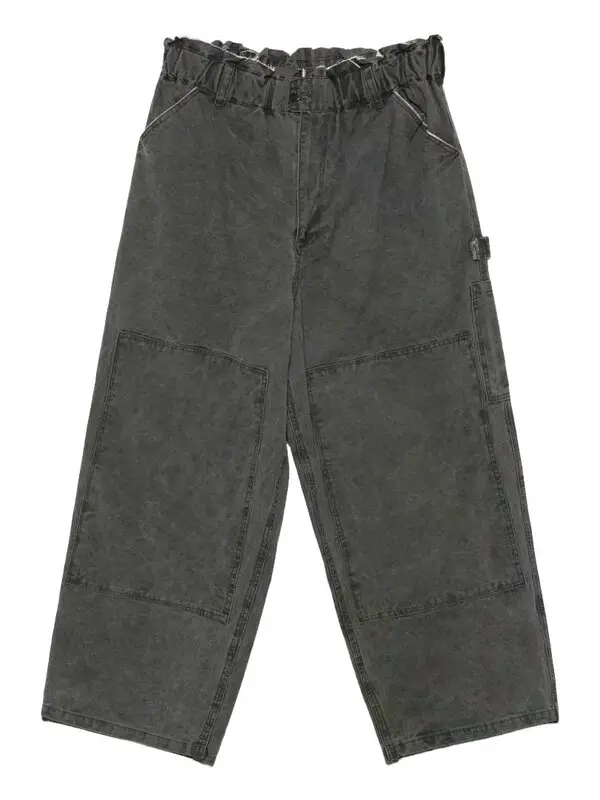 CAMIEL FORTGENS Panelled Trousers - Grey