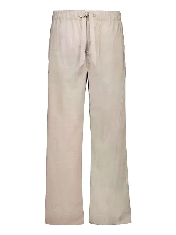 Frescobol Carioca Luan Tropical Wool Trousers - Neutrals