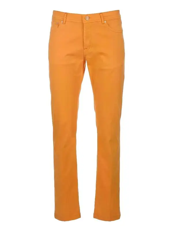 Kiton Straight-leg Trousers - Orange