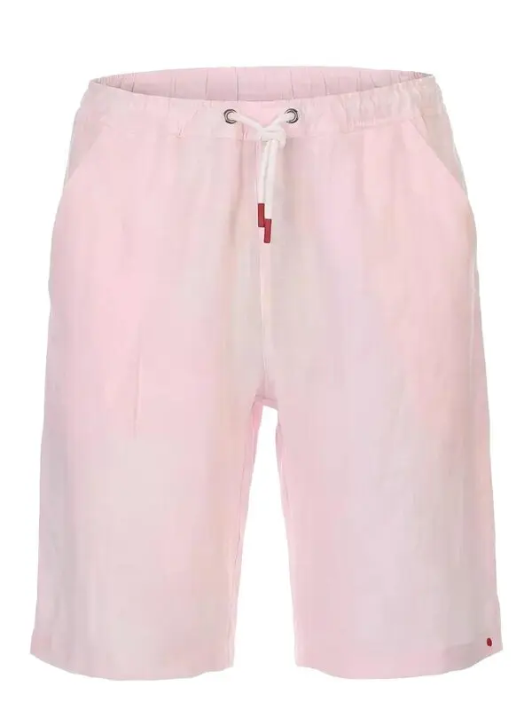 Kiton Drawstring Waistband Shorts - Pink