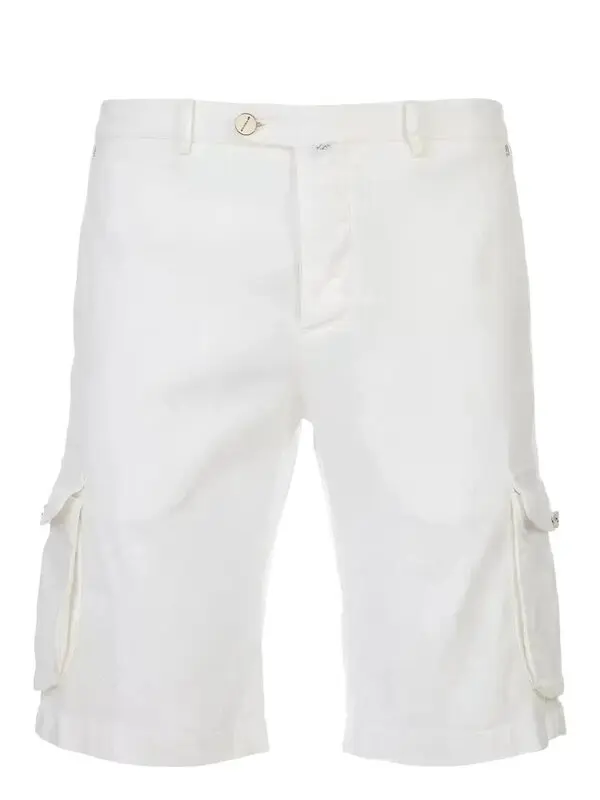 Kiton Cargo-pocket Shorts - White