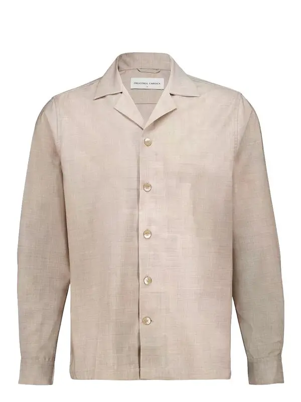 Frescobol Carioca Safra Wool Shirt - Neutrals