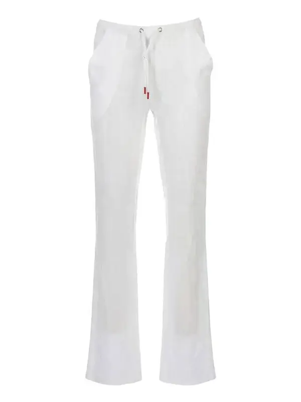 Kiton Drawstring-waistband Trousers - White