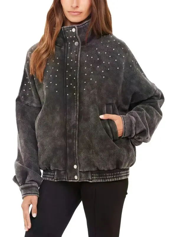The Upside Cosmic Carmen Bomber Jacket - Grey