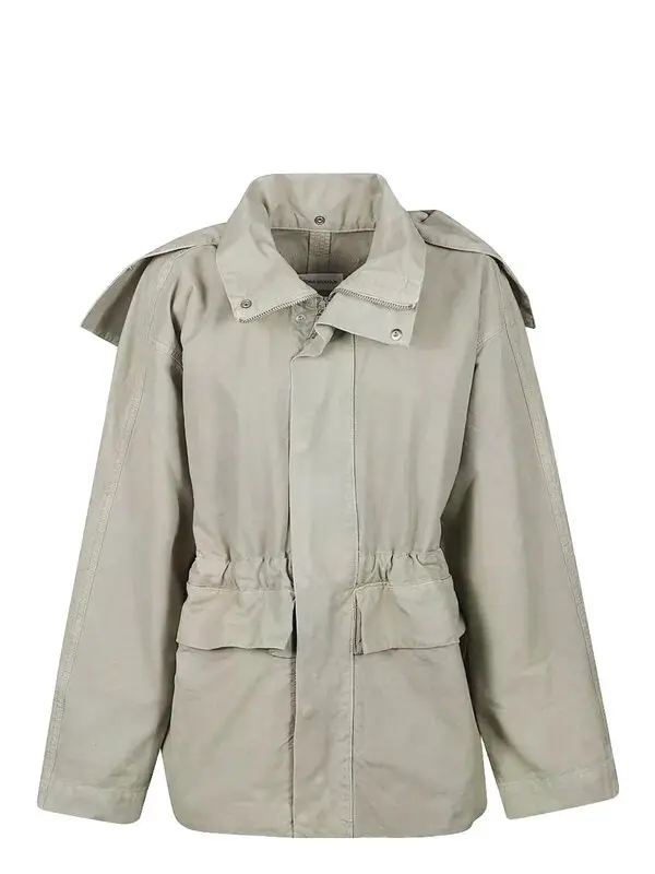 Victoria Beckham Flap-pockets Jacket - Neutrals