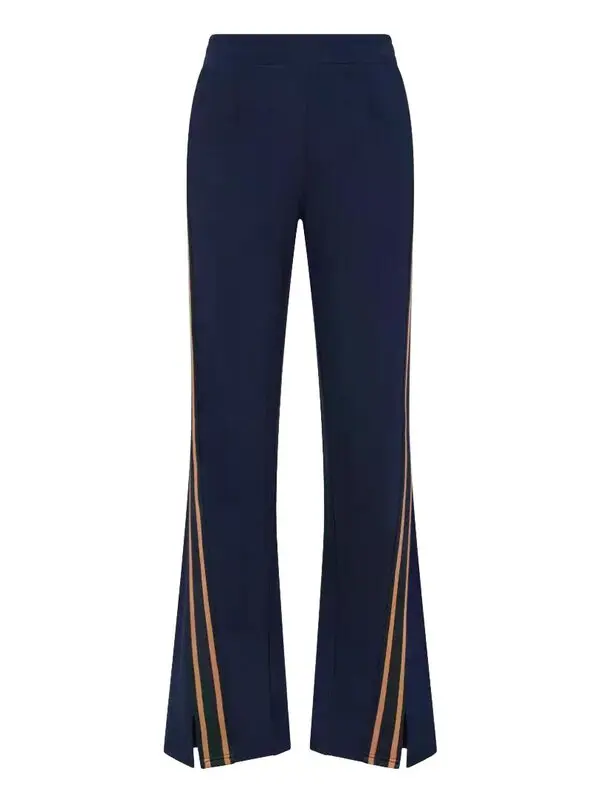 The Upside Toledo Petra Stripe Flared Track Pants - Blue