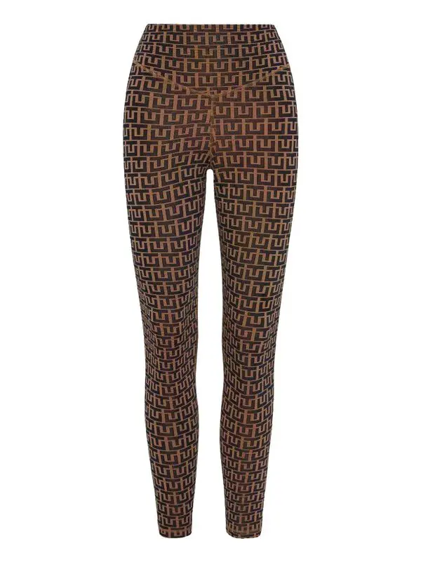 The Upside Castilla Patterned Leggings - Neutrals