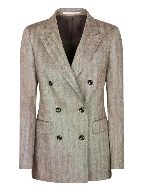 Tagliatore Double-breasted Blazer - Brown