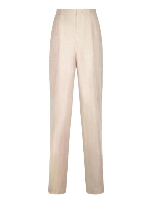 Tagliatore Pressed-crease Trousers - Neutrals