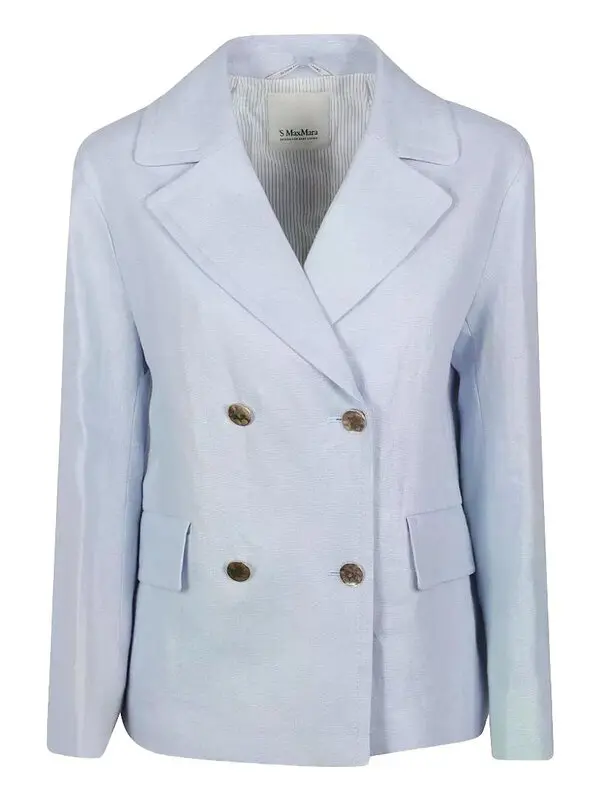 Max Mara Double-breasted Blazer - Blue