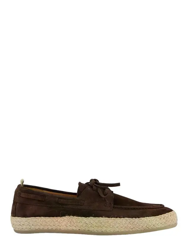 Officine Creative Bowline 005 Suede Espadrilles - Brown