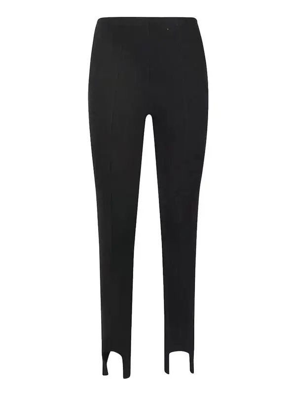 LA PISCINE Stirrup-detail Leggings - Black
