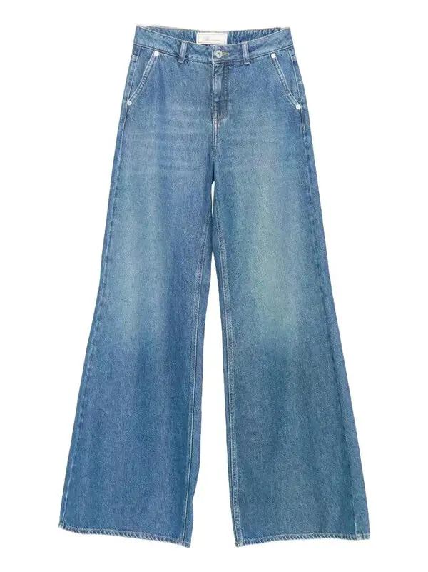 Blumarine Button-detailed Jeans - Blue