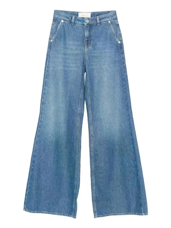 Blumarine Button-detailed Jeans - Blue