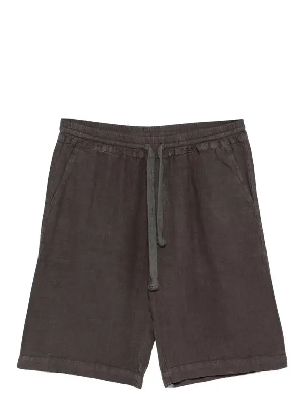 Fedeli Elasticated Drawstring Shorts - Brown