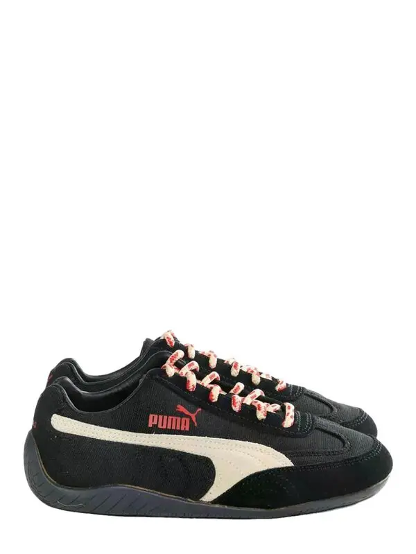PUMA Logo-print Lace-up Sneakers - Black