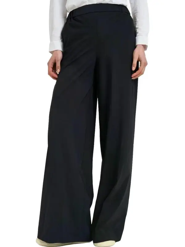 RRD Elasticated Wide-leg Trousers - Black