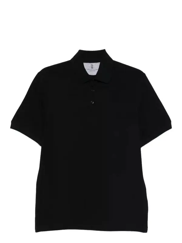 Brunello Cucinelli Short-sleeve Polo Shirt - Black