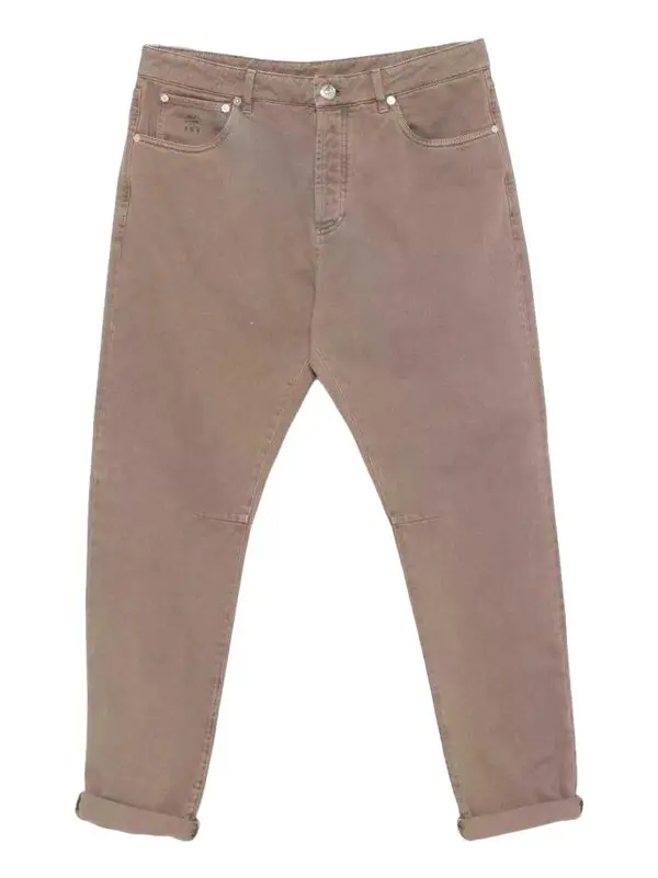 Brunello Cucinelli Five-pocket Jeans - Brown