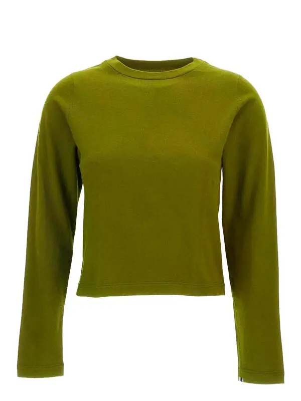 EXTREME CASHMERE X N°451 Lisa Crewneck Cotton Sweater - Green