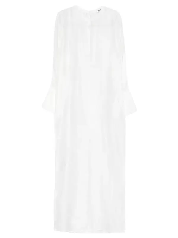 DARKPARK Marine Flared-cuff Maxi Dress - White