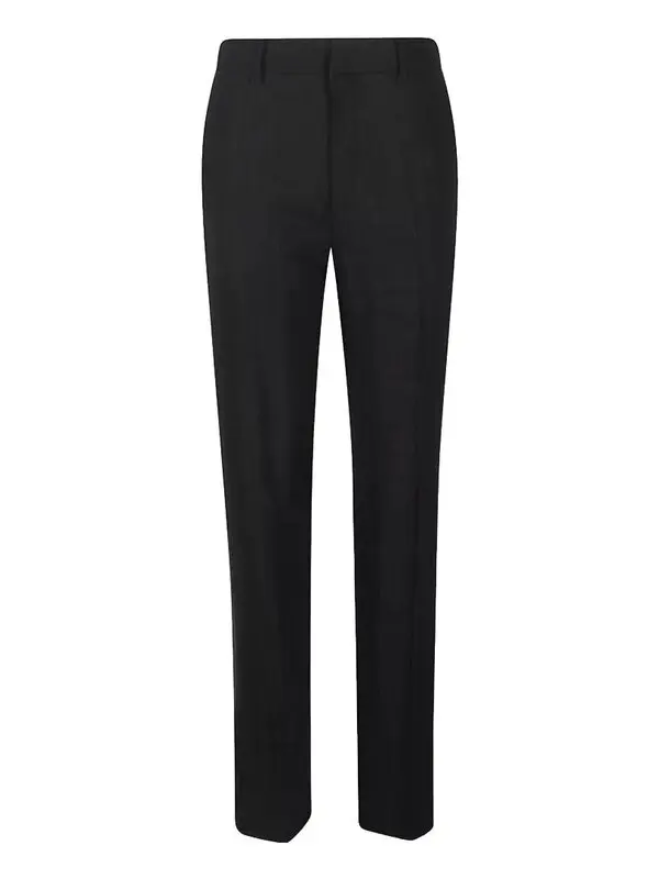PETAR PETROV Herringbone Trousers - Black
