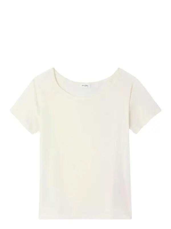 American Vintage Laloom Boat-neck T-shirt - White