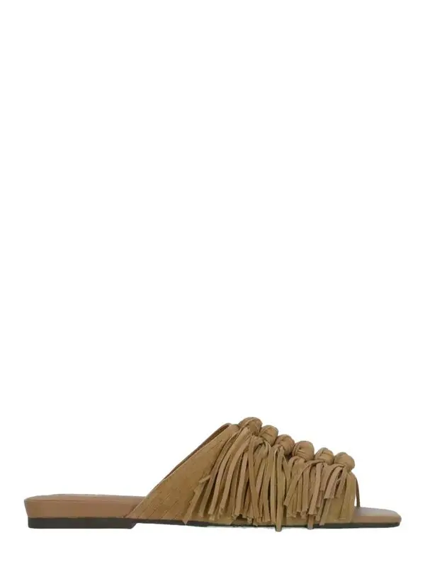 Ash Brigitte Suede Sandals - Neutrals