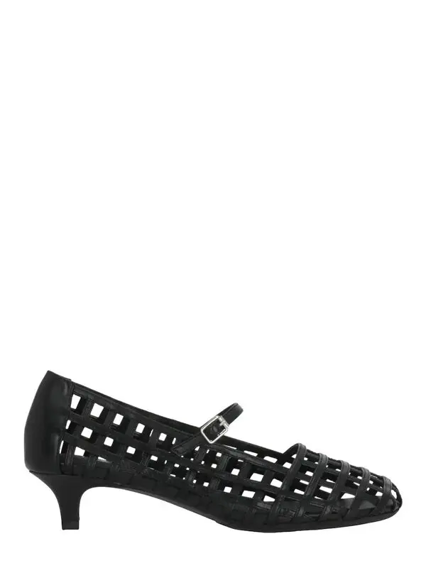 Ash Ego 50mm Heeled Pumps - Black