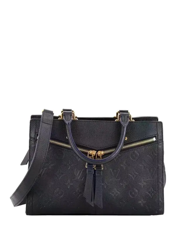 LOUIS VUITTON Sully Monogram Empreinte Leather Pm Tote Bag - Black