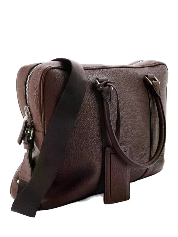 Prada Convertible Vitello Daino Briefcase - Brown
