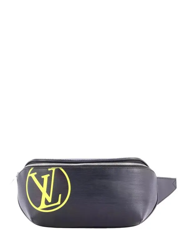 LOUIS VUITTON Bum Bag Initials Epi Leather - Black