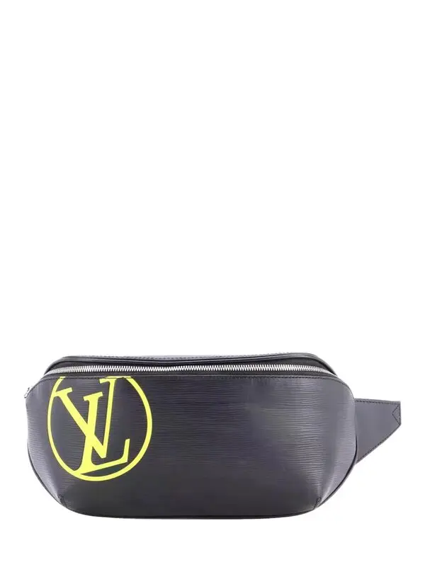 LOUIS VUITTON Bum Bag Initials Epi Leather - Black