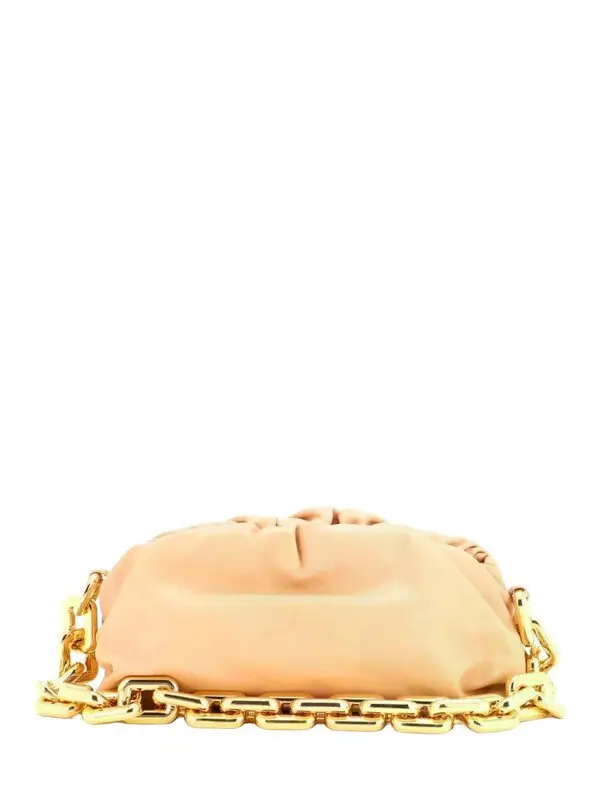 Bottega Veneta The Chain Pouch Leather Shoulder Bag - Neutrals