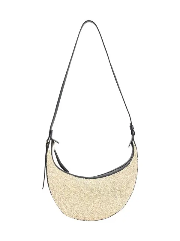 Khaite Augustina Crescent Shoulder Bag - Neutrals