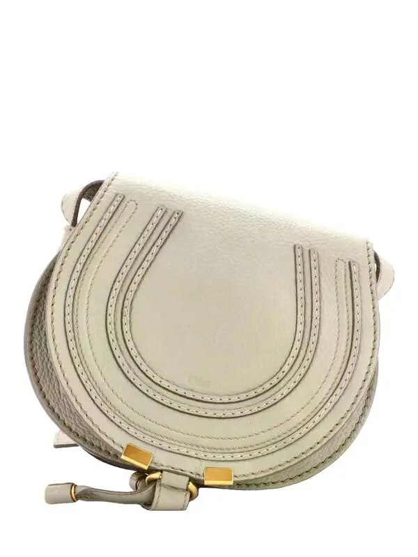 Chloé Marcie Leather Mini Crossbody Bag - Green