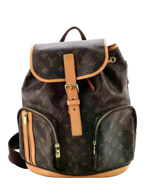 LOUIS VUITTON Bosphore Monogram Canvas Backpack - Brown